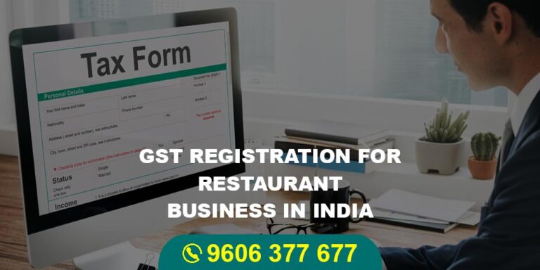 GST Registration for Restaurant Businesses in India | GST Filing